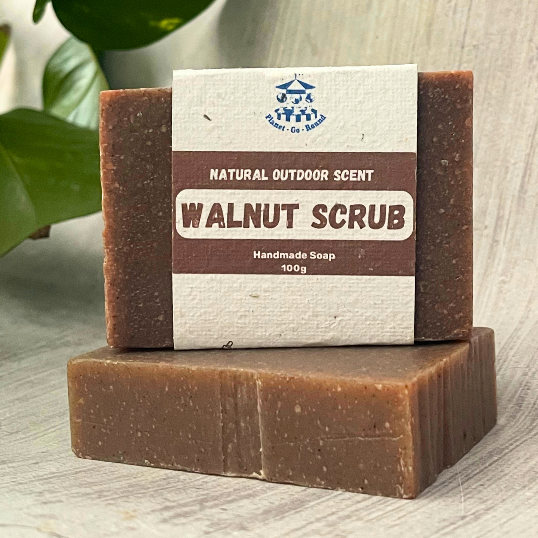 Handmade Essential Oil 'Walnut Scrub' Soap – Planet Go Round
