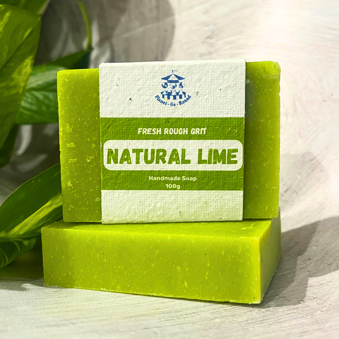 Handmade Essential Oil 'Natural Lime' Soap – Planet Go Round